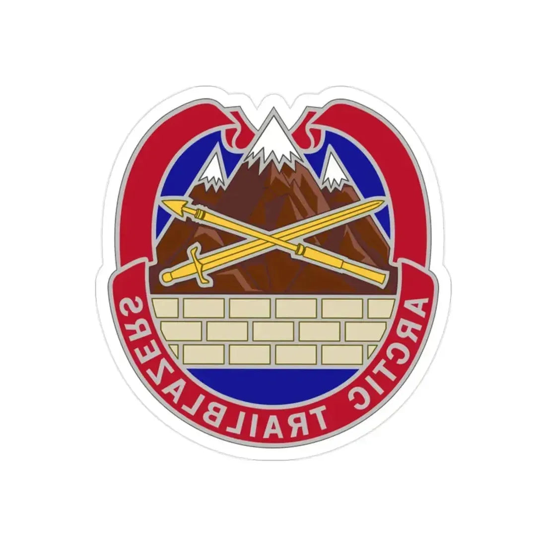2 Engineer Brigade 2 (U.S. Army) REVERSE PRINT Transparent Die-Cut ...