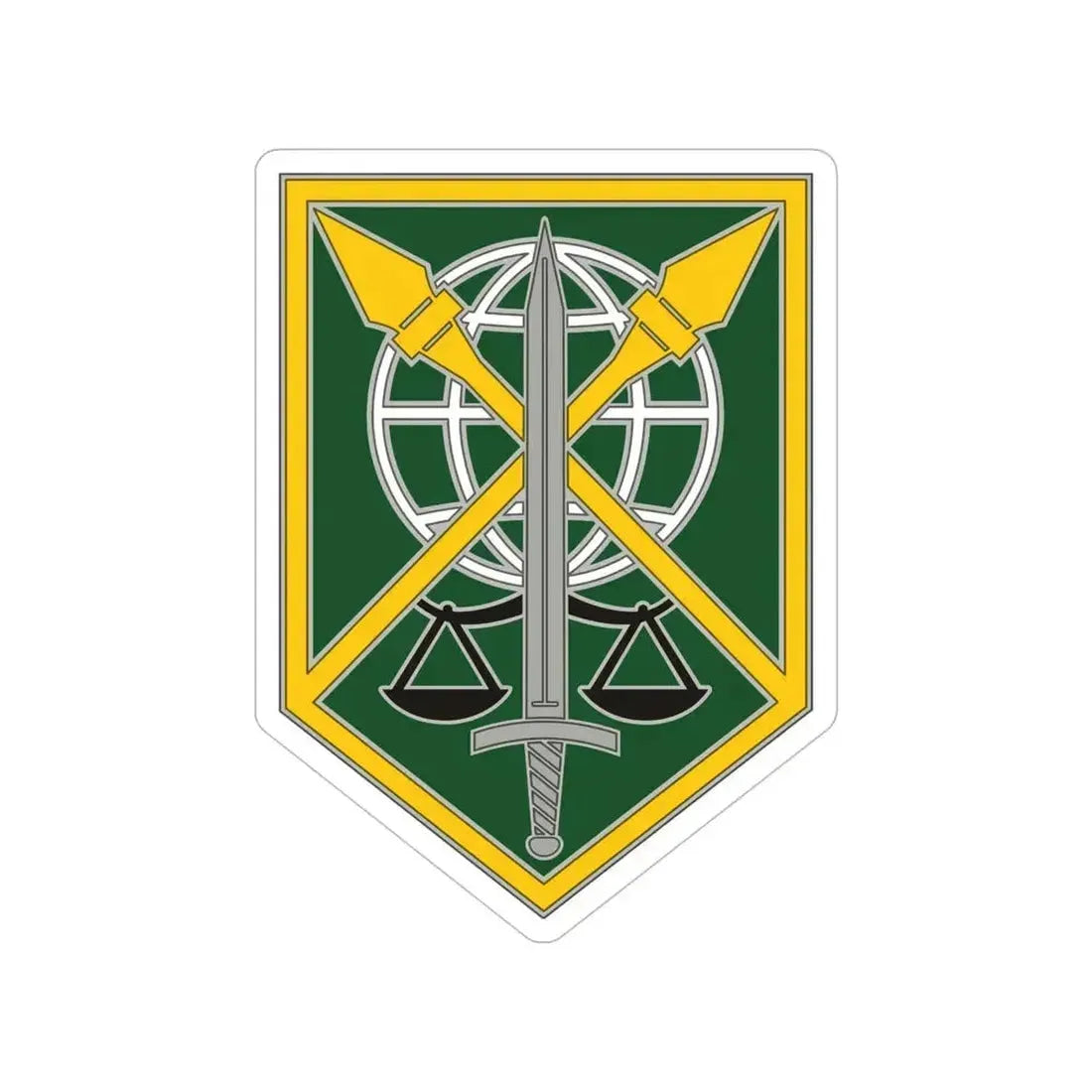 200 Military Police Command (U.S. Army) Transparent STICKER Die-Cut ...