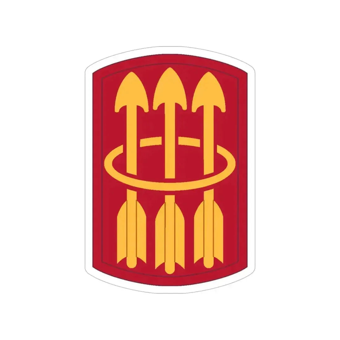 30 Air Defense Artillery Brigade (U.S. Army) Transparent STICKER Die ...
