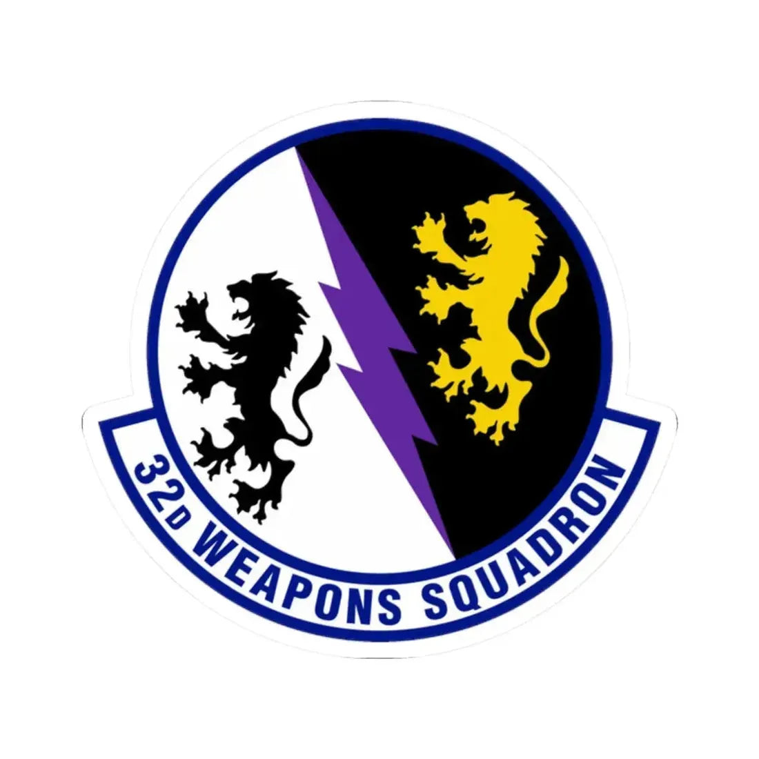 32 Weapons Squadron ACC (U.S. Air Force) STICKER Vinyl Kiss-Cut Decal ...