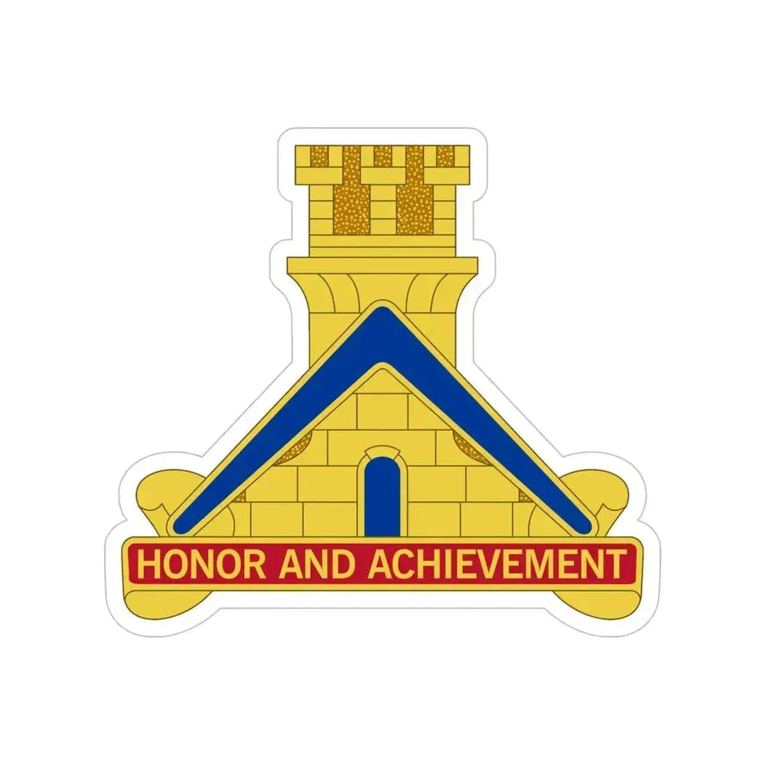 339 Engineer Battalion (U.S. Army) Transparent STICKER Die-Cut Vinyl ...