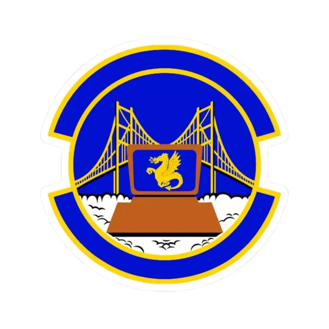 349 Force Support Squadron AFRC (U.S. Air Force) STICKER Vinyl Kiss-Cut ...