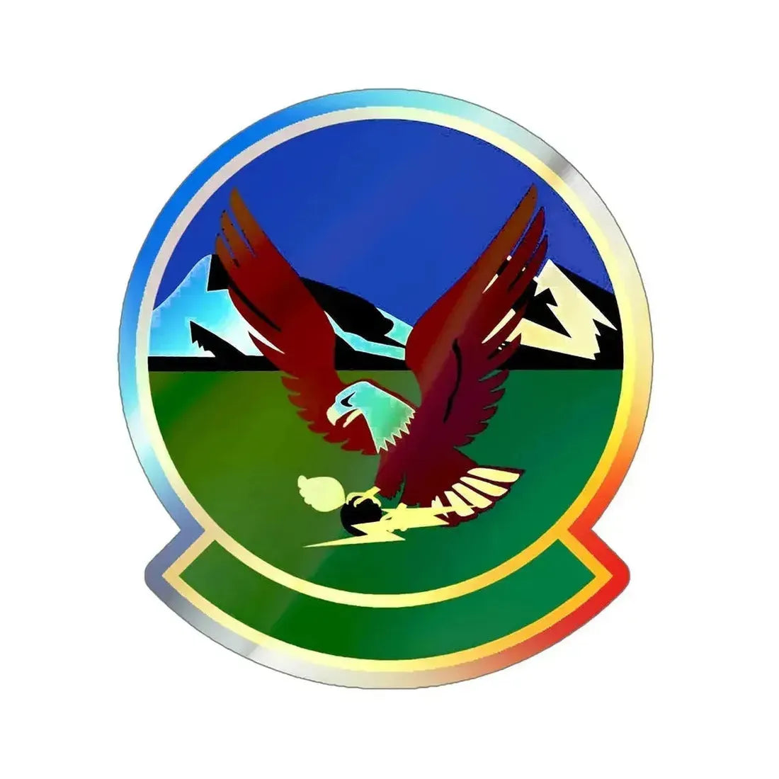 366 Maintenance Squadron ACC (U.S. Air Force) Holographic STICKER Die ...