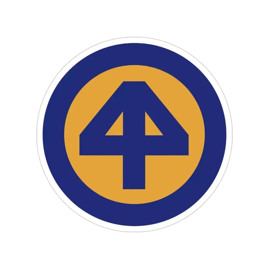 44 INF DIV SSI (U.S. Army) Transparent STICKER Die-Cut Vinyl Decal ...
