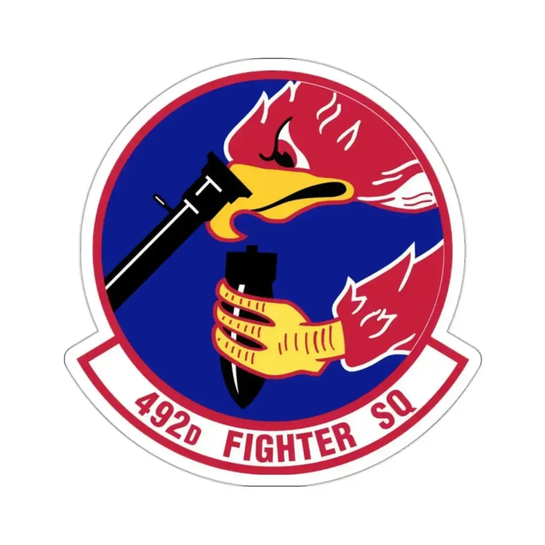 492d Fighter Squadron (U.S. Air Force) STICKER Vinyl Die-Cut Decal ...