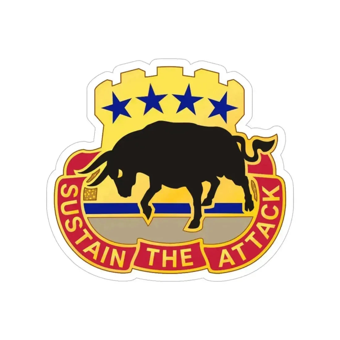 518 Sustainment Brigade 3 (U.S. Army) Transparent STICKER Die-Cut Vinyl ...