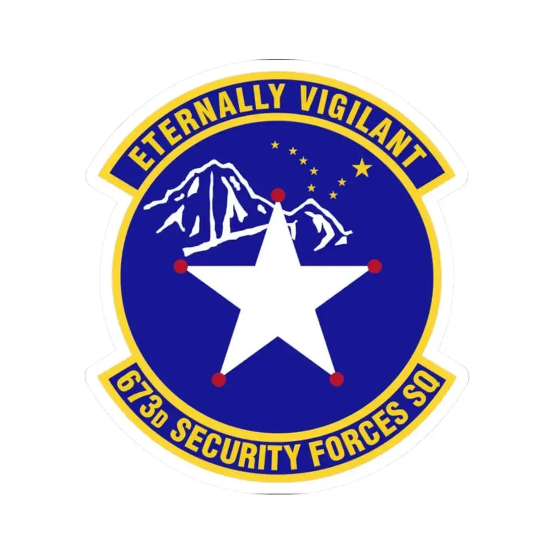 673 Security Forces Squadron PACAF (U.S. Air Force) STICKER Vinyl Kiss ...