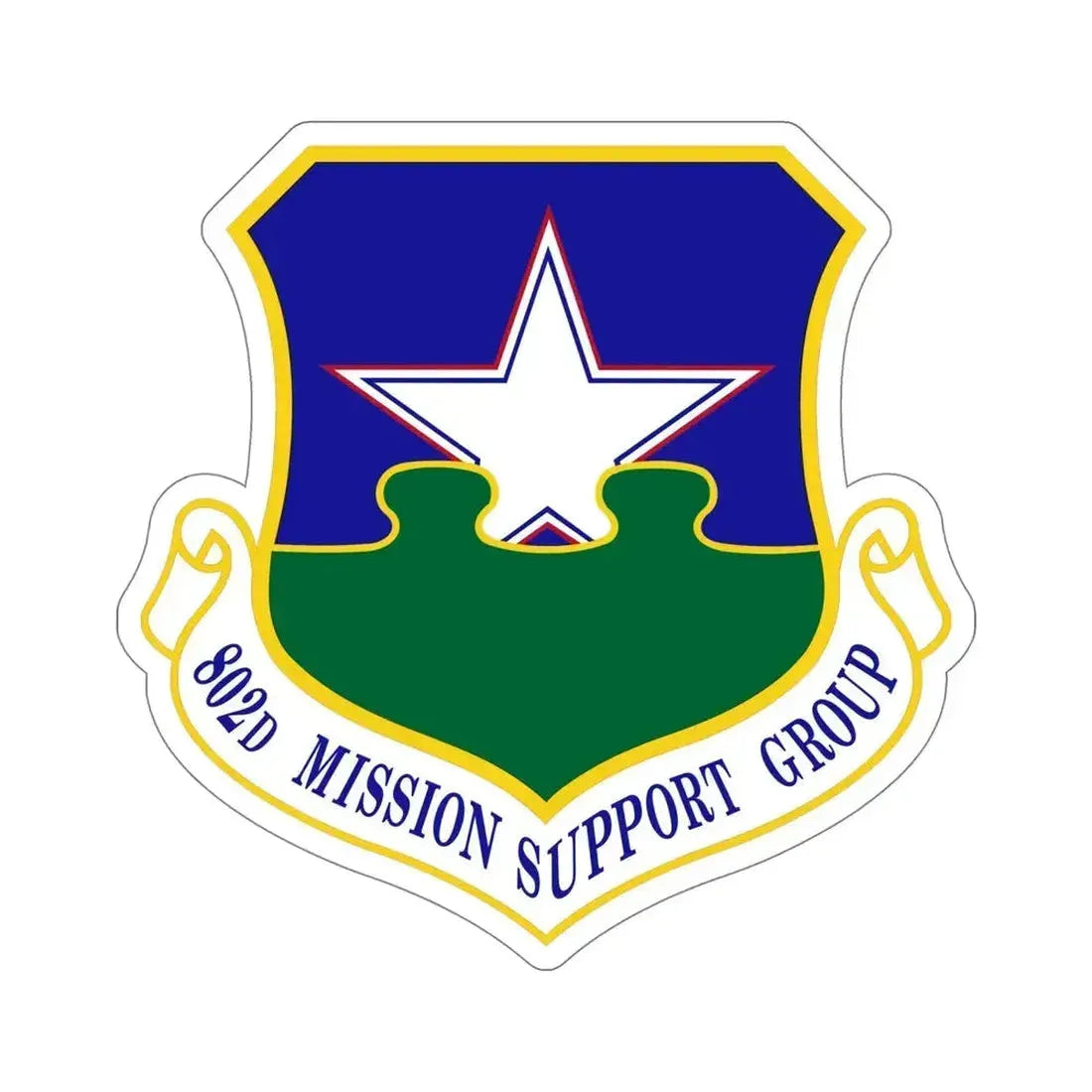 802nd Mission Support Group (U.S. Air Force) STICKER Vinyl Die-Cut ...