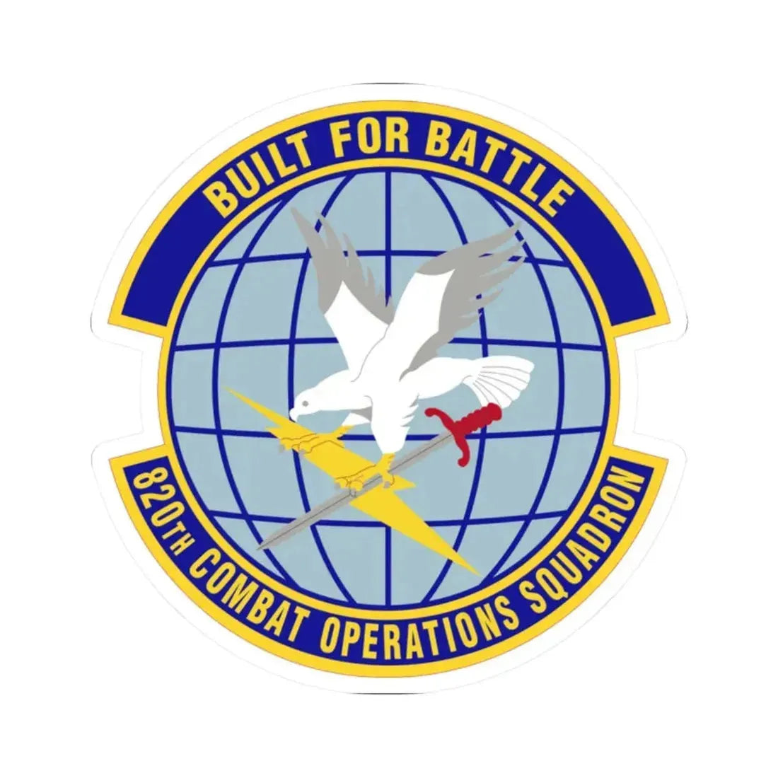 820th Combat Operations Squadron (U.S. Air Force) STICKER Vinyl Kiss ...