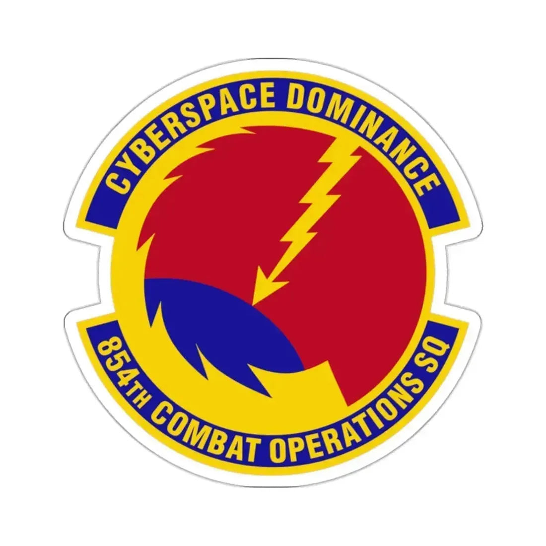 854 Combat Operations Squadron AFRC (U.S. Air Force) STICKER Vinyl Kiss ...