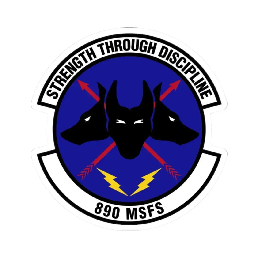 890 Missile Security Forces Squadron AFGSC (U.S. Air Force) STICKER ...