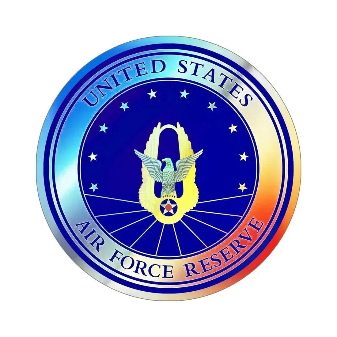 Air Force Reserve (U.S. Air Force) Holographic STICKER Die-Cut Vinyl ...