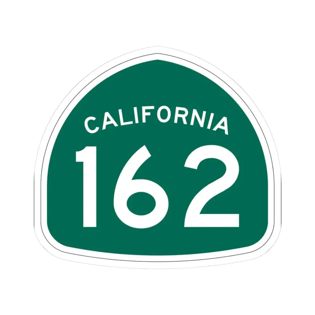 California 162 (California) (Road Sign) STICKER Vinyl Kiss-Cut Decal ...