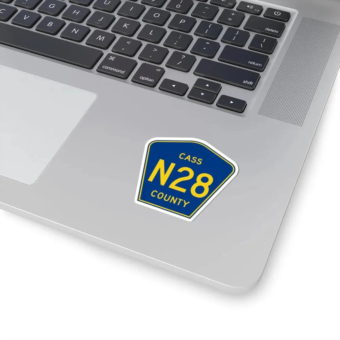 Cass County Route N28 IA (Iowa) (Road Sign) STICKER Vinyl Kiss-Cut Dec ...