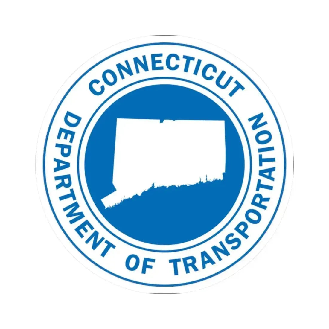 Connecticut Department of Transportation - STICKER Vinyl Kiss-Cut Decal ...
