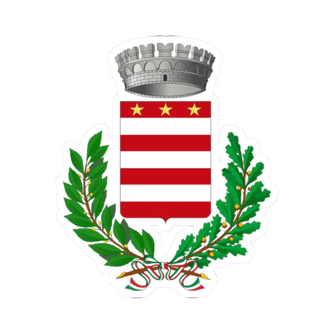 Fardella-Stemma (Italy) (Coat of Arms) STICKER Vinyl Kiss-Cut Decal ...