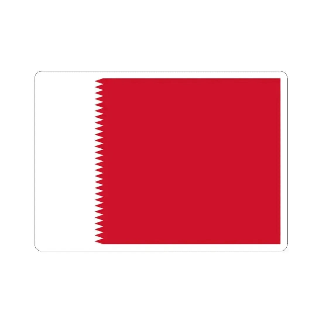 Flag of Bahrain 1932-1972 (Bahrain) STICKER Vinyl Kiss-Cut Decal | Shop ...