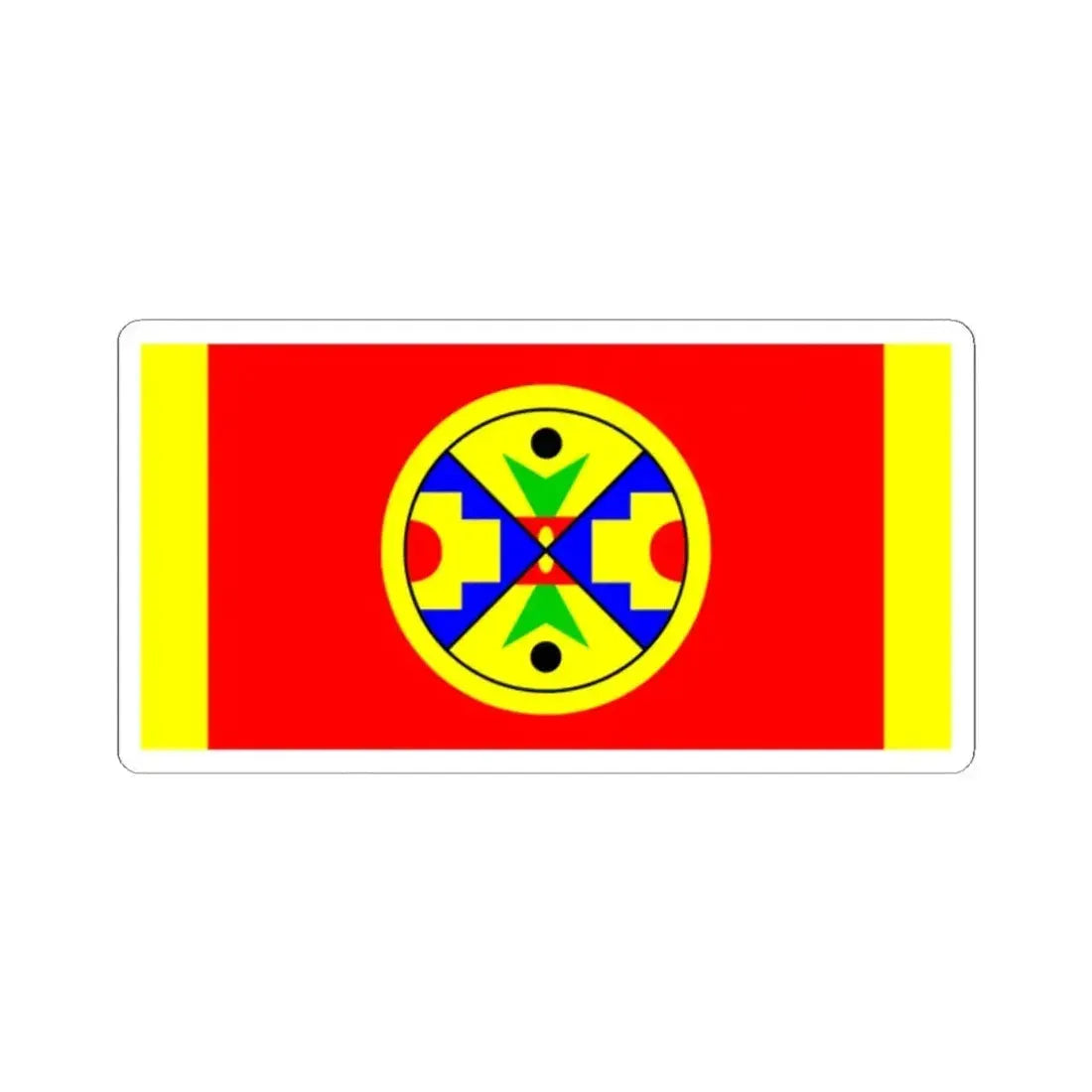 Flag of Eel Ground First Nation (Canada) STICKER Vinyl Kiss-Cut Decal ...