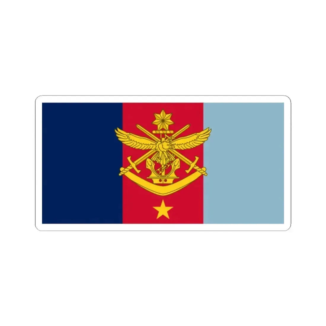 Flag of Joint Commander 1 Star AUS (Australia) STICKER Vinyl Kiss-Cut ...