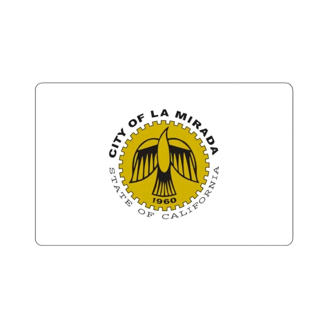 Flag of La Mirada, California - STICKER Vinyl Kiss-Cut Decal | Shop ...