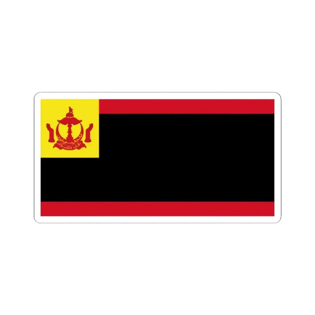 Flag of the Manteri Darat (Brunei) STICKER Vinyl Kiss-Cut Decal | Shop ...