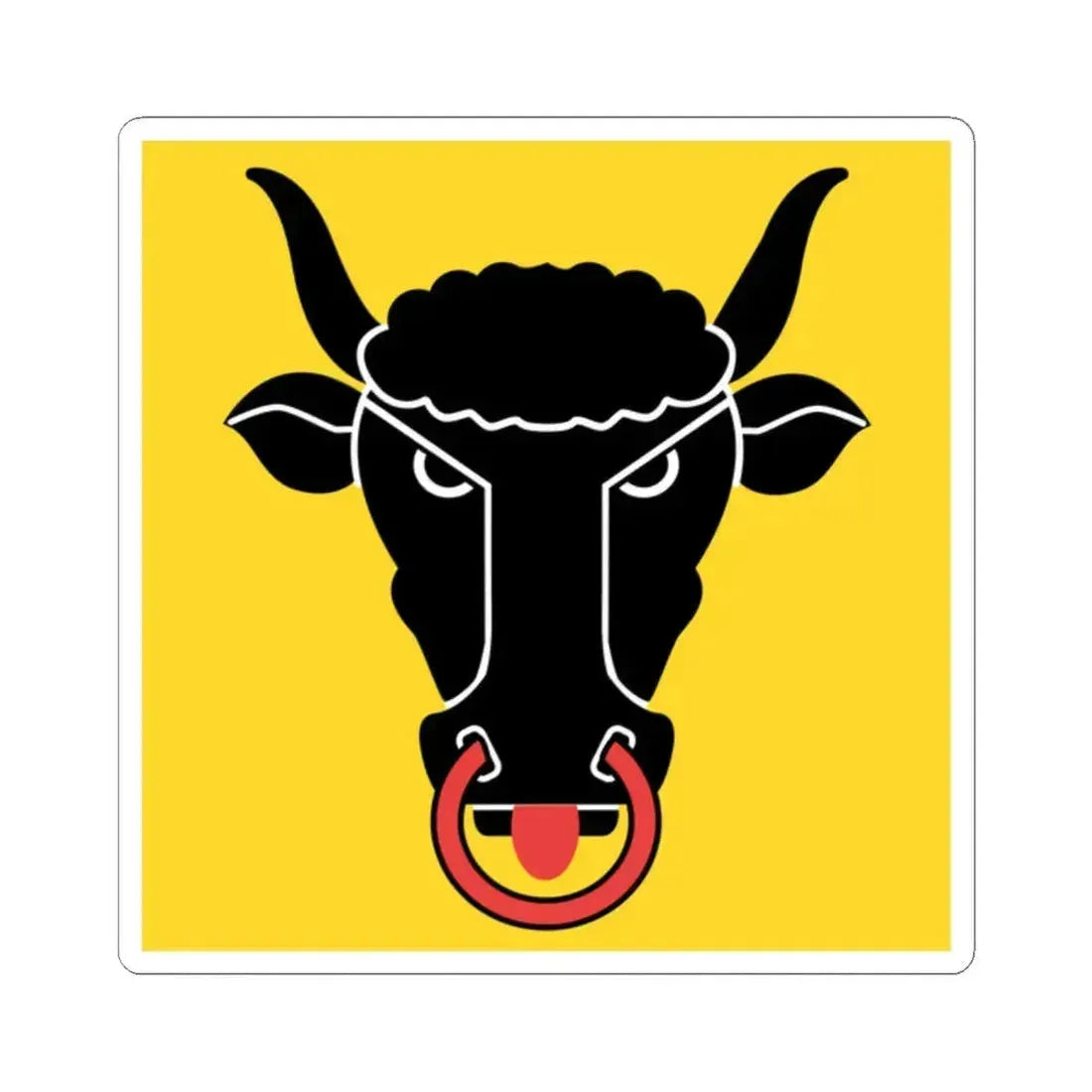 Flag of Uri Switzerland - STICKER Vinyl Kiss-Cut Decal | Shop Stickers ...
