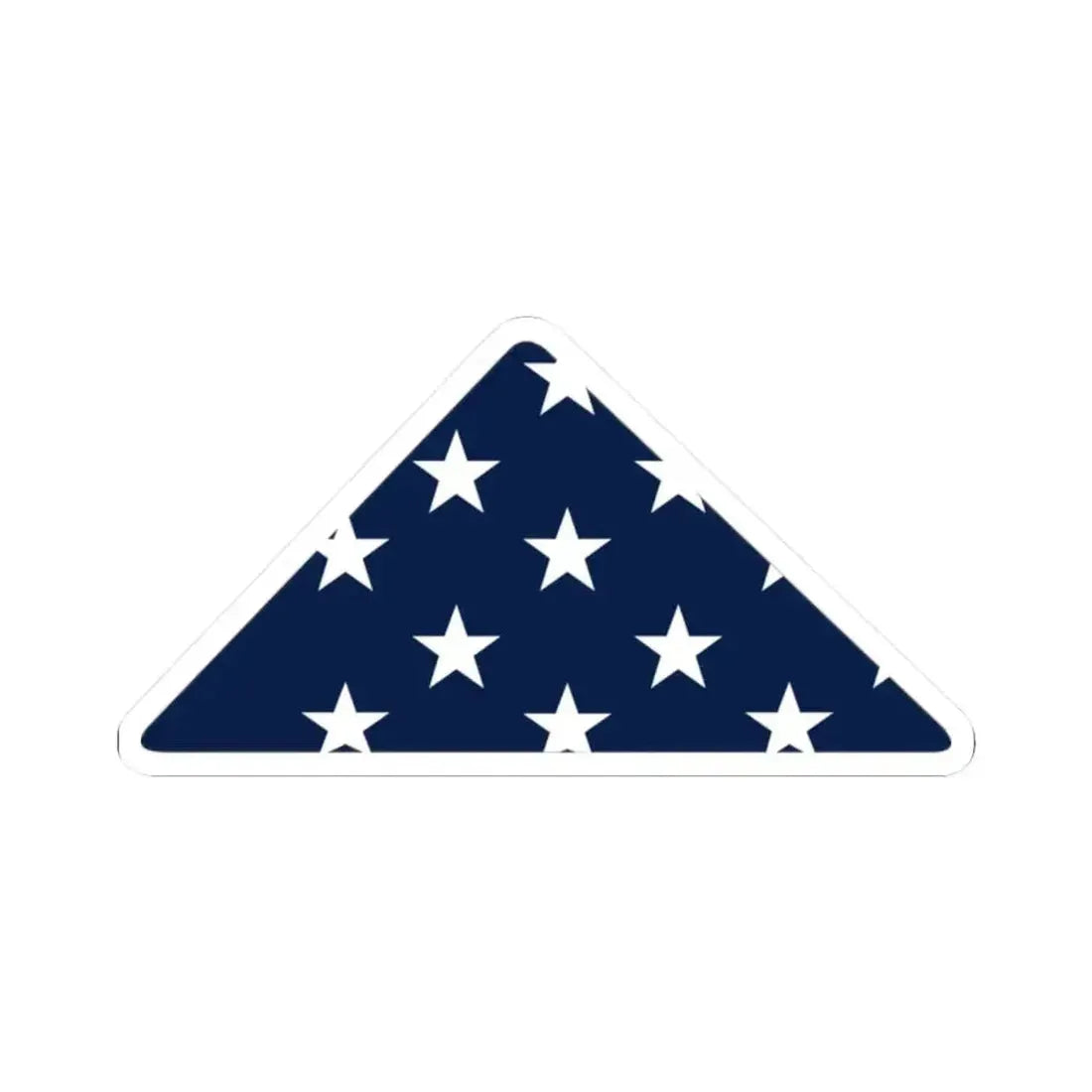 Folded U.S. Flag (United States) STICKER Vinyl Kiss-Cut Decal | Shop ...