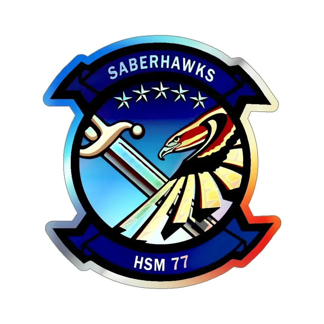 HSM 77 Helicopter Maritime Strike Squadron 77 (U.S. Navy) Holographic ...