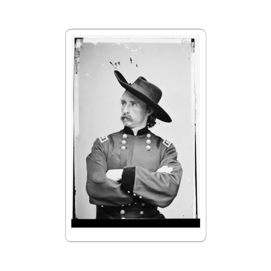 Major General George Armstrong Custer (U.S. Civil War) STICKER Vinyl ...