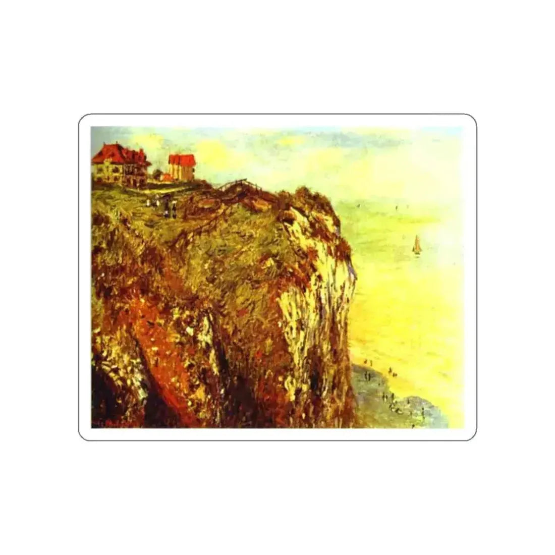 MONET, Claude - Cliffs near Dieppe 2 (Artwork) STICKER Vinyl Die-Cut ...