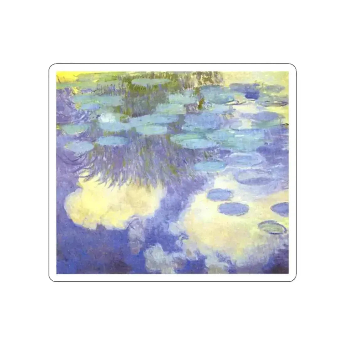 MONET, Claude - Water-Lilies II (Artwork) STICKER Vinyl Die-Cut Decal ...
