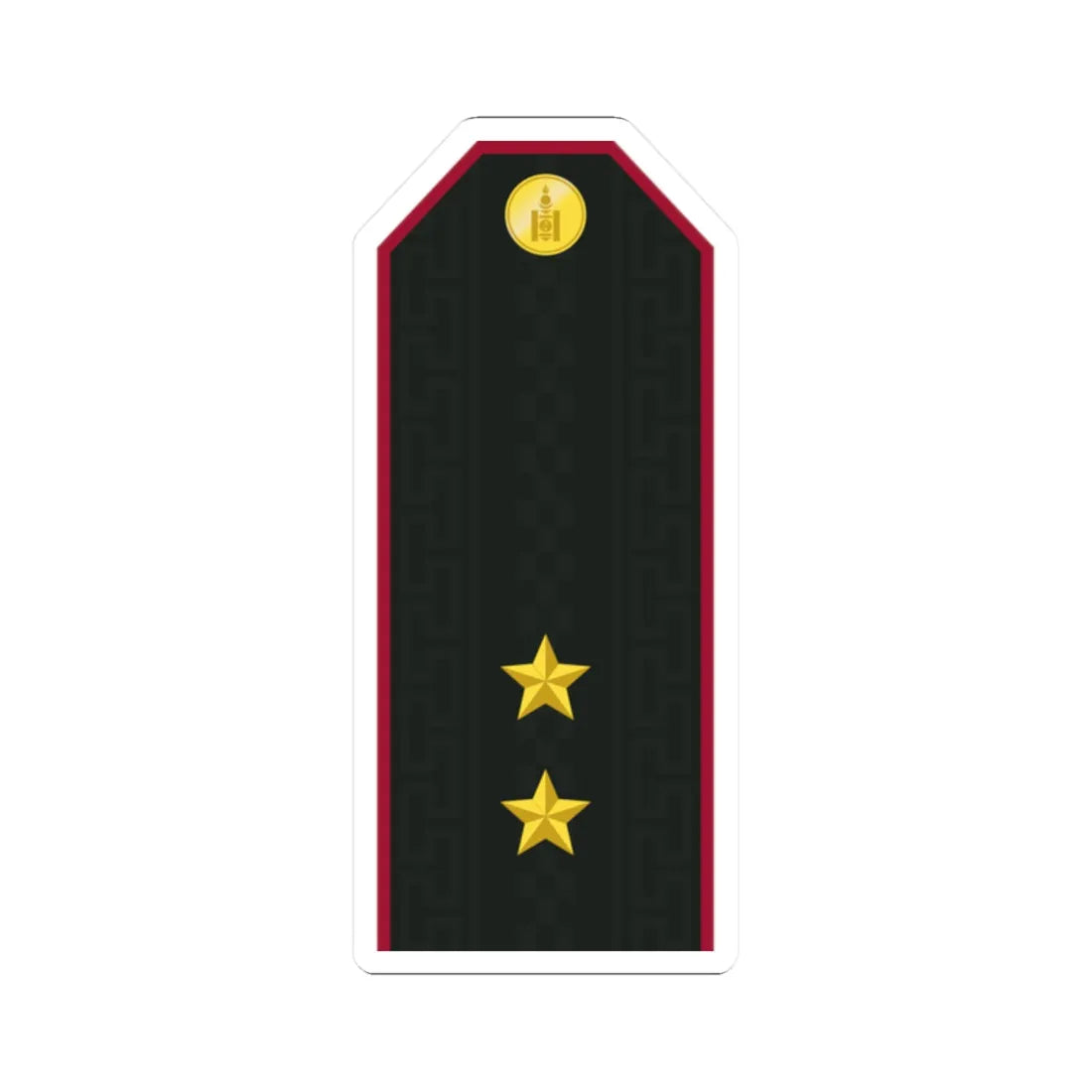 Mongolian Internal troops 2LT service (Mongolia) (Military Rank) STICK ...