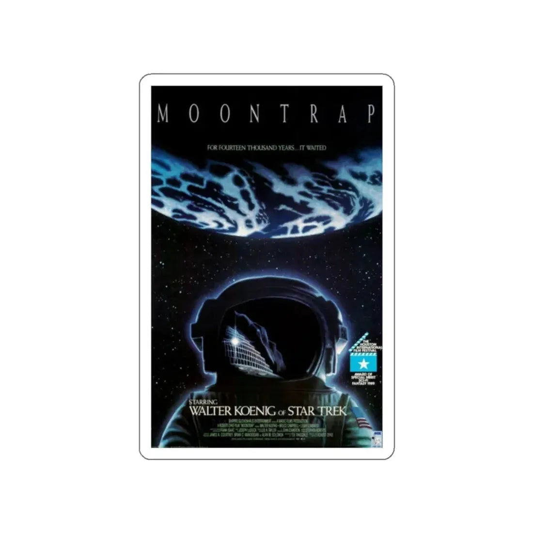 MOONTRAP 1989 Movie Poster STICKER Vinyl Die-Cut Decal – The Sticker Space