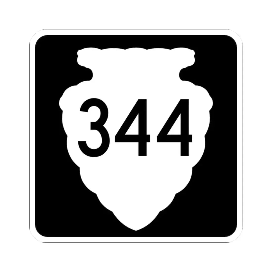 MT-sec-344 (Montana) (Road Sign) STICKER Vinyl Kiss-Cut Decal – The ...