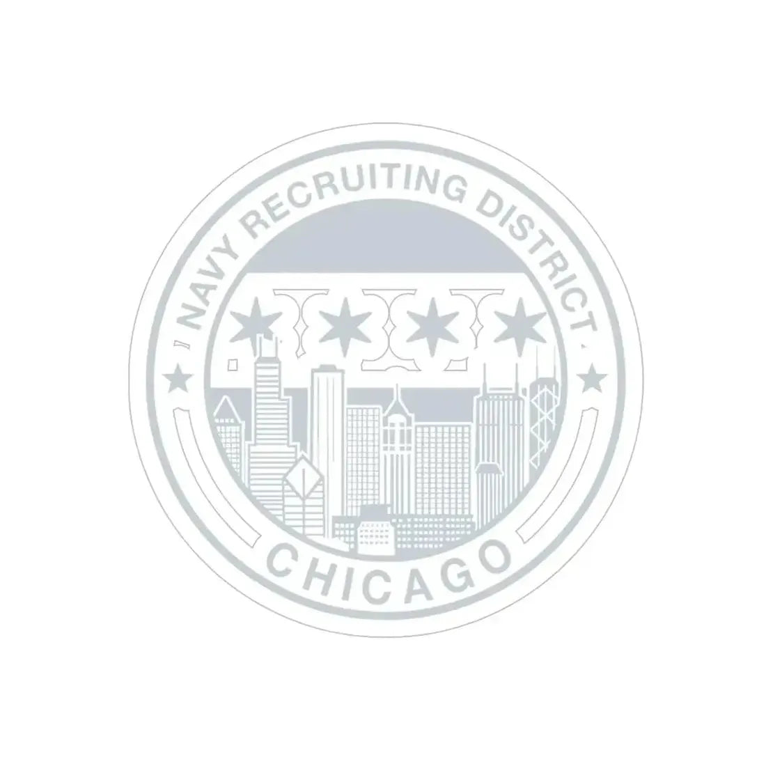 Naval Recruiting District Chicago (U.S. Navy) Transparent STICKER Die ...