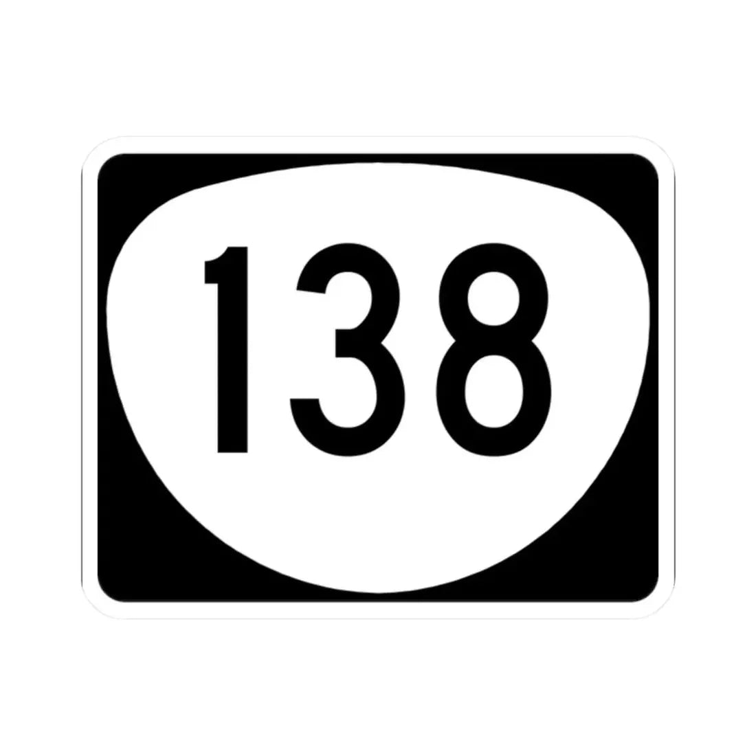 OR 138 (Oregon) (Road Sign) STICKER Vinyl Kiss-Cut Decal – The Sticker ...