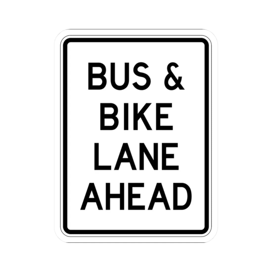 PBOT Road sign R3540 (Oregon) (Road Sign) STICKER Vinyl Kiss-Cut Decal ...