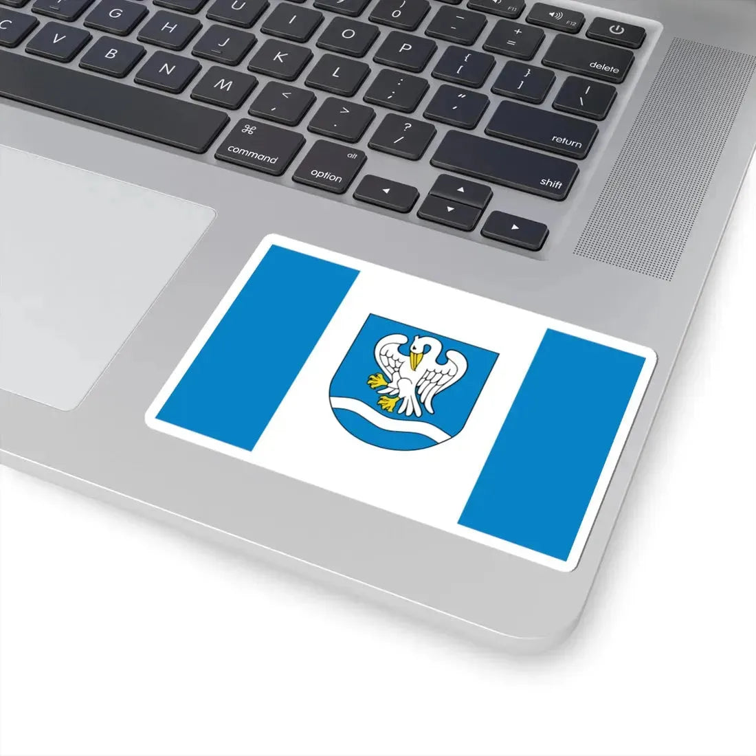 POL gmina Łowicz flag (Poland) STICKER Vinyl Kiss-Cut Decal – The ...