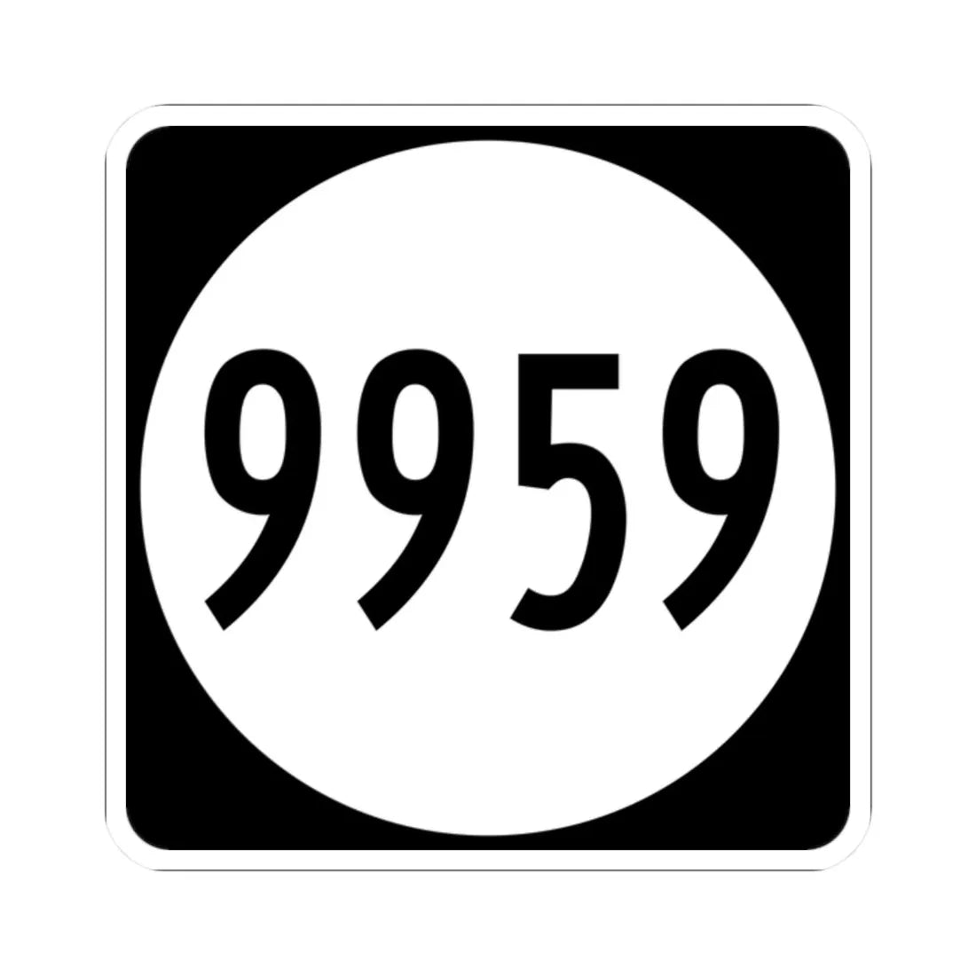 PR tertiary 9959 (Puerto Rico) (Road Sign) STICKER Vinyl Kiss-Cut Deca ...