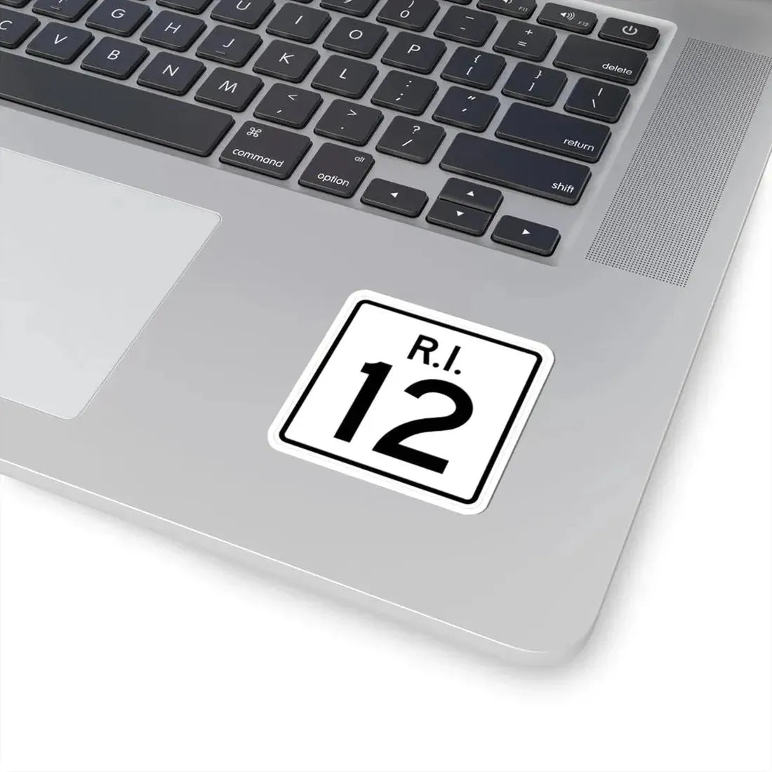 Rhode Island 12 (Rhode Island) (Road Sign) STICKER Vinyl Kiss-Cut Deca ...