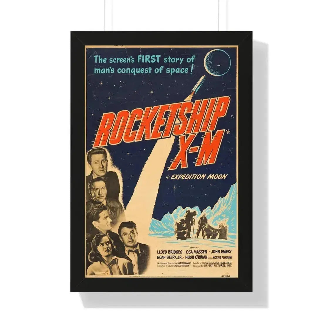 ROCKETSHIP X-M 1950 - Framed Movie Poster | Shop Stickers, Wall Art ...