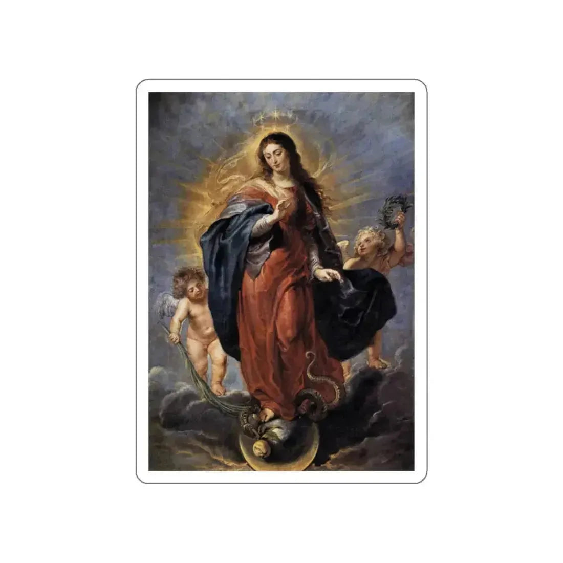 RUBENS, Peter Paul - Immaculate Conception (Artwork) STICKER Vinyl Die ...