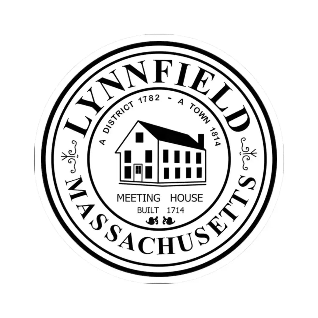 Seal of Lynnfield Massachusetts (United States) STICKER Vinyl Kiss-Cut ...