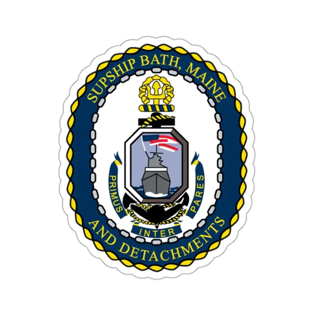 SUPSHIP Bath ME Detach (U.S. Navy) STICKER Vinyl Kiss-Cut Decal | Shop ...