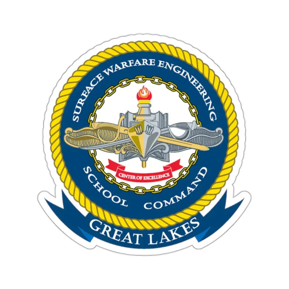SWESC Great Lakes (U.S. Navy) STICKER Vinyl Kiss-Cut Decal | Shop ...