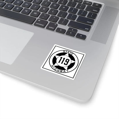 Texas 119 1935 (Texas) (Road Sign) STICKER Vinyl Kiss-Cut Decal – The ...