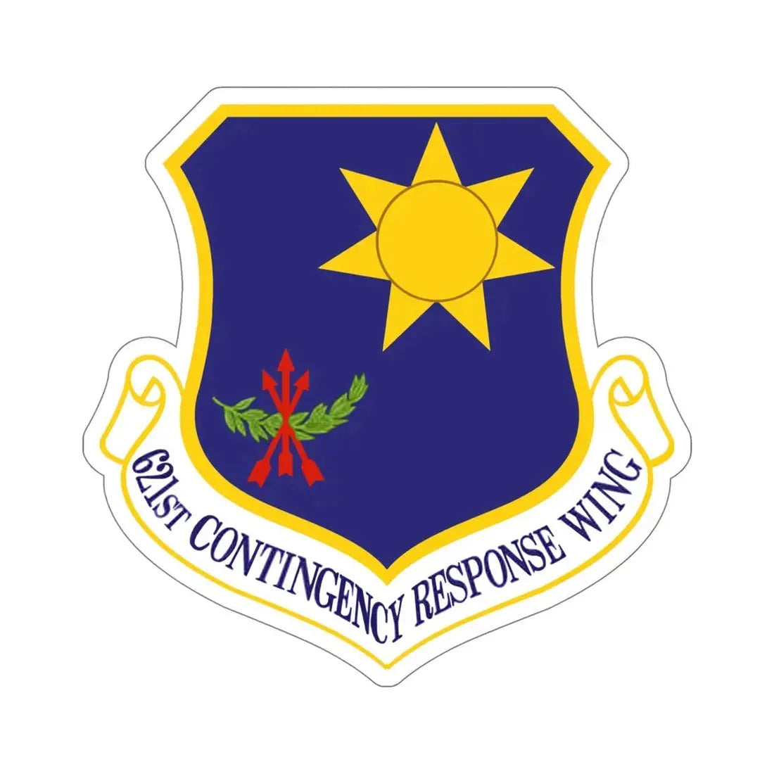 USAF 621st Contigency Response Wing (U.S. Air Force) STICKER Vinyl Die ...