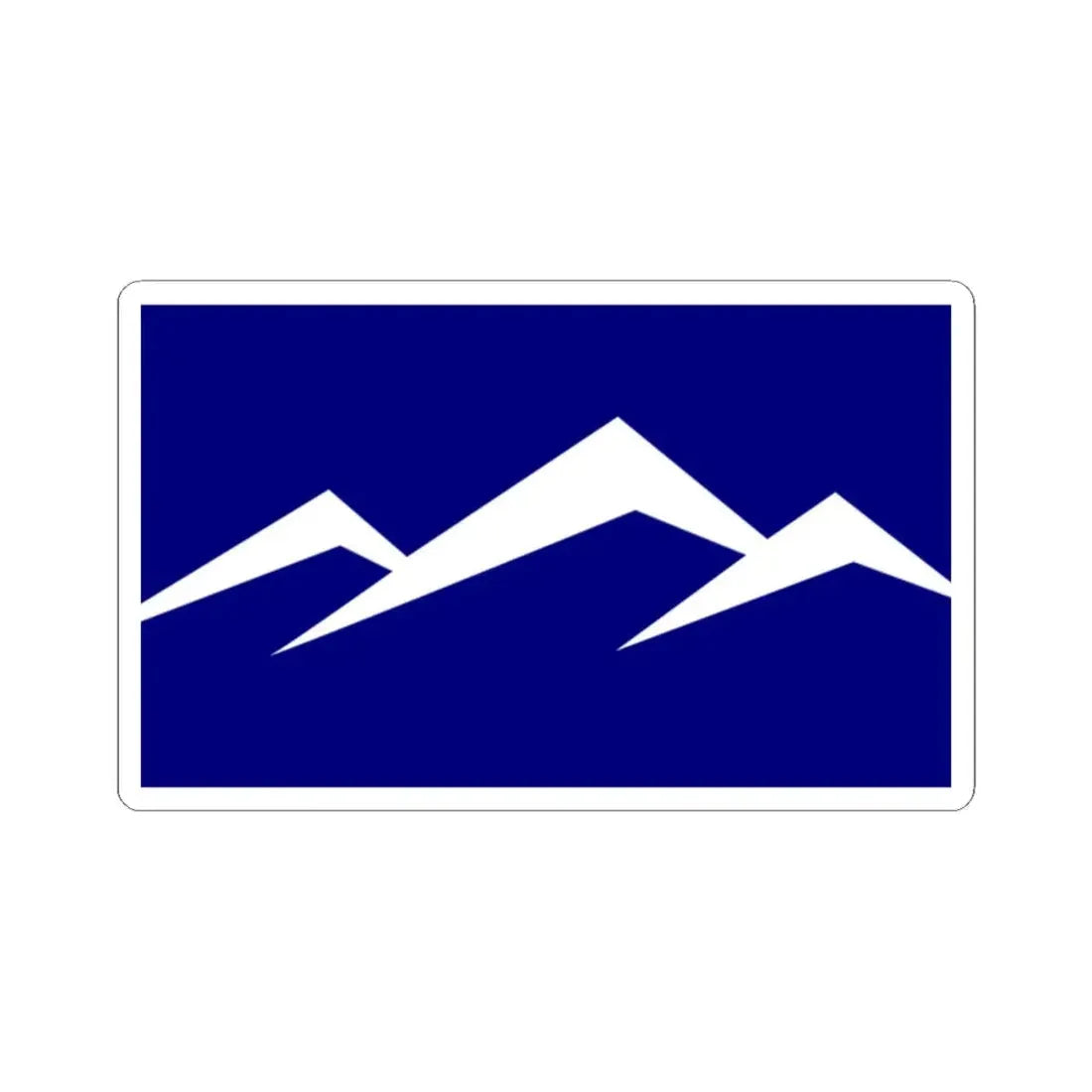 Utah Proposed Flag Design Number 25 (United States) STICKER Vinyl Kiss ...