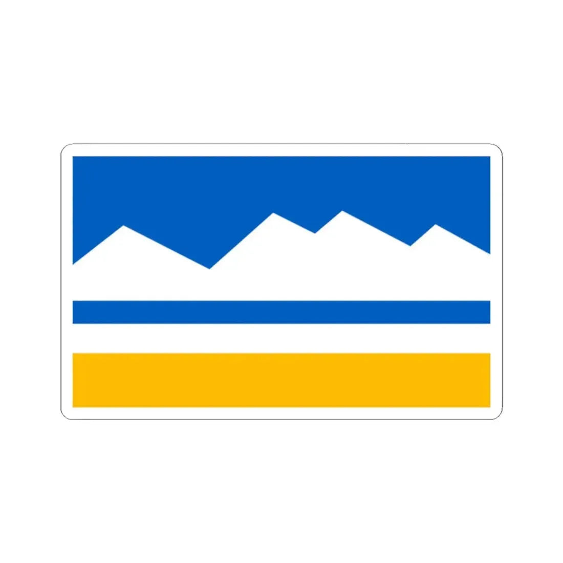 Utah Proposed Flag Design Number 31 (United States) STICKER Vinyl Kiss ...