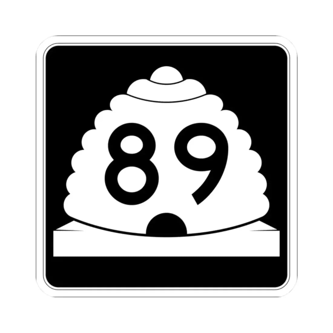 Utah SR 89 (Utah) (Road Sign) STICKER Vinyl Kiss-Cut Decal – The ...